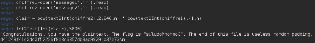 Calypt » GreHack 2015 – Write-up CRYPTO 250 John & Bill - Calypt
